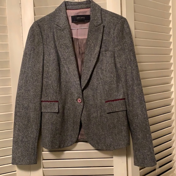Zara | Jackets & Coats | Zara Lambswool Jacket | Poshmark